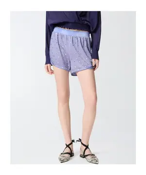 Pinko Sequin-embellished Shorts