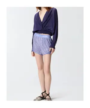 Pinko Sequin-embellished Shorts