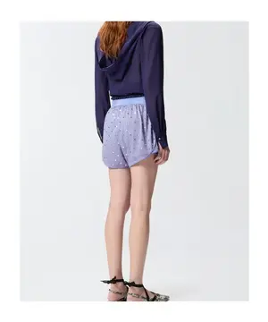 Pinko Sequin-embellished Shorts