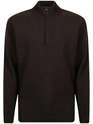 Barbour 100% Wool Crewneck Sweater - Brown