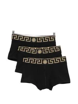 Versace Stretch Cotton Underwear - Black
