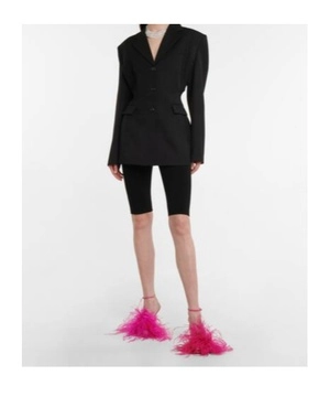 Magda Butrym High-rise Jersey Biker Shorts