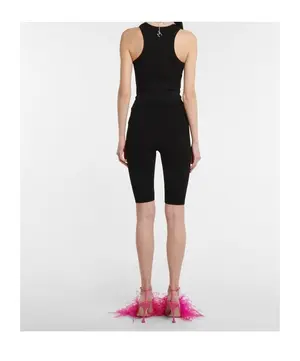 Magda Butrym High-rise Jersey Biker Shorts