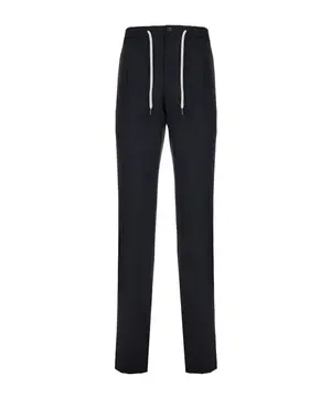 PT TORINO Drawstring Relaxed Pants - Blue