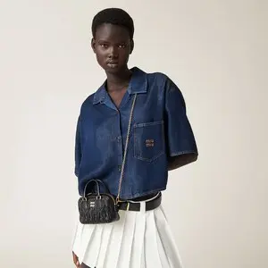 Miu Miu Matelassé Nappa Leather Top-handle Mini-bag