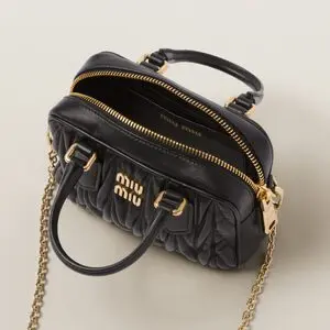 Miu Miu Matelassé Nappa Leather Top-handle Mini-bag
