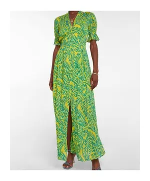 Diane Von Furstenberg Erica Printed Maxi Dress