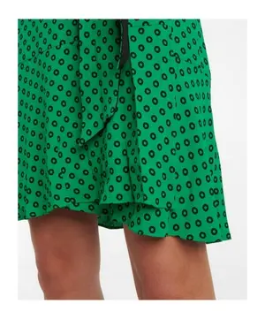 Diane Von Furstenberg Charlene Polka-dot Minidress