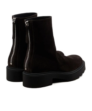 THE ROW Solid Suede Ankle Boots