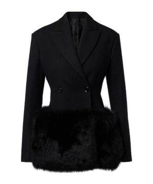 ALAÏA Double-breasted Wool Blazer