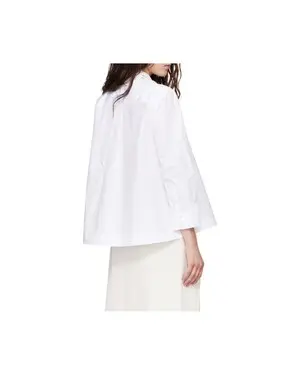 Simone Rocha Long Sleeved Embellished-collar Shirt
