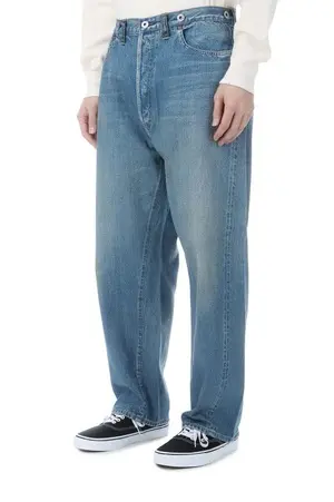 A.PRESSE No.22 Washed Wide Denim Pants