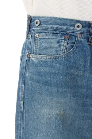 A.PRESSE No.22 Washed Wide Denim Pants