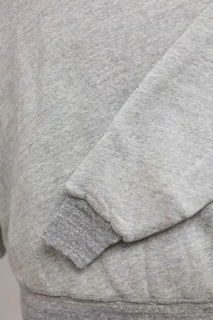 A.PRESSE Retro Lightweight Reversible Sweatshirt - Gray/navy