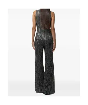 Missoni Sequin-embellished Striped Trousers
