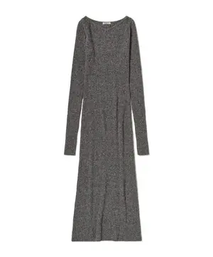 Auralee V-neck Knit Dress