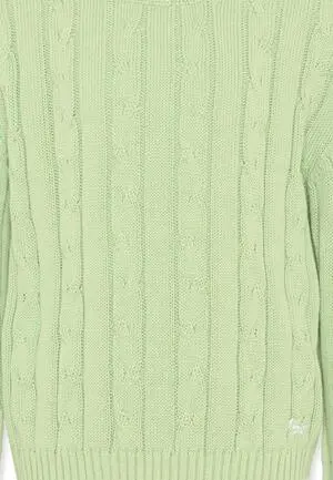 MSGM Long-sleeved Knitted Pullover - Green
