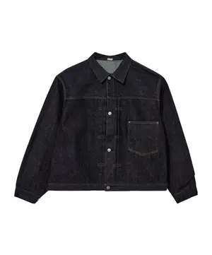 A.PRESSE Collared Denim Jacket