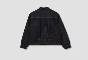 A.PRESSE Collared Denim Jacket