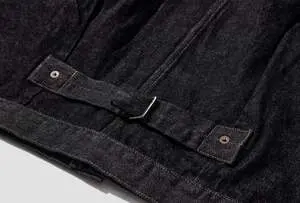 A.PRESSE Collared Denim Jacket
