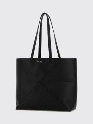 Loewe Puzzle Fold Medium Calfskin Leather Tote Bag With Double Handle