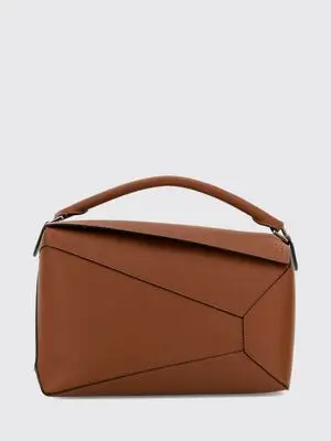 Loewe Puzzle Grained Calfskin Crossbody Bag With Embossed Monogram