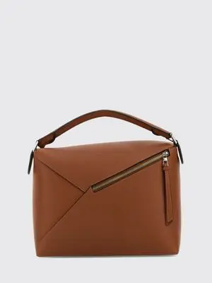 Loewe Puzzle Grained Calfskin Crossbody Bag With Embossed Monogram