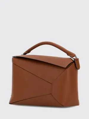 Loewe Puzzle Grained Calfskin Crossbody Bag With Embossed Monogram