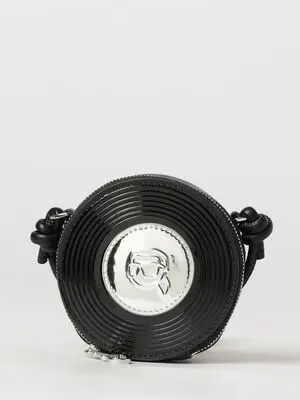 Karl Lagerfeld Mini Polyurethane Crossbody Bag With Bicolour Design