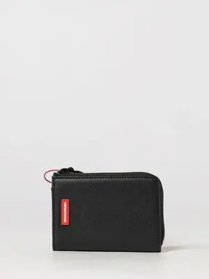 SPRAYGROUND Pvc Card Holder With Zip And Tone-on-tone Shark Logo