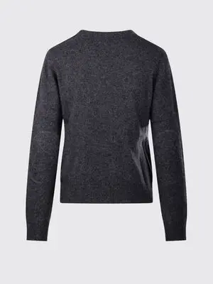 Max Mara Pure Yak Wool Crew-neck Jumper With Long Sleeves