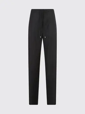 Max Mara Slim Fit Straight-leg Virgin Wool Trousers With Drawstring