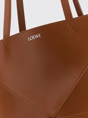 Loewe Puzzle Fold Medium Calfskin Tote Bag With Double Handle