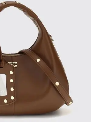 GANNI Mini Recycled Leather Handbag With Butterfly Logo