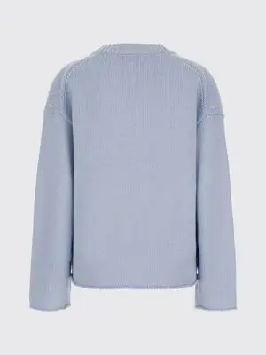 Loulou De Saison Derry 100% Cashmere V-neck Jumper With Dropped Shoulders