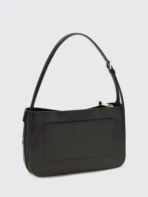 FERRAGAMO Mini Calfskin Leather Shoulder Bag With Gancini Clasp