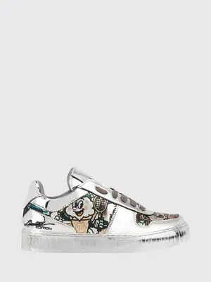 Philipp Plein 3d Ice Cream Low Top Patent Sneakers With Graphic Print