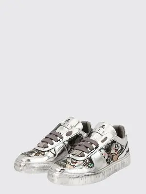 Philipp Plein 3d Ice Cream Low Top Patent Sneakers With Graphic Print