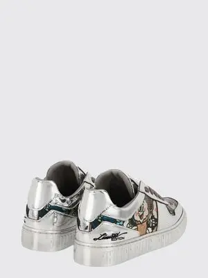 Philipp Plein 3d Ice Cream Low Top Patent Sneakers With Graphic Print