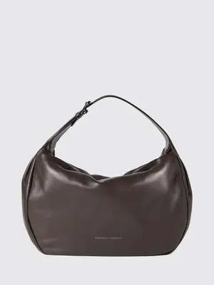 Brunello Cucinelli Calfskin Leather Handbag With Adjustable Handle
