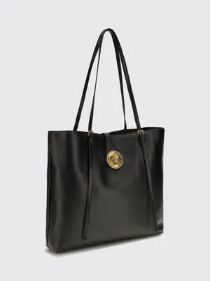Versace Large Lambskin Leather Tote Bag With Medusa Logo