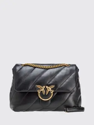 Pinko Classic Love Bag Puff In Quilted Nappa Leather With Love Birds Buckle