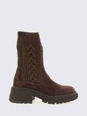 JIMMY CHOO Tamia Suede Chelsea Boots With A Lug Sole