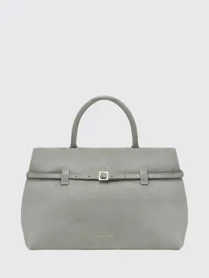 Manu Atelier Le Cambon 35 Suede Leather Handbag