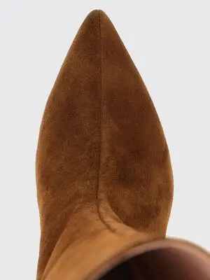 Fabiana Filippi Suede Knee-high Boots With A Medium Heel - Brown