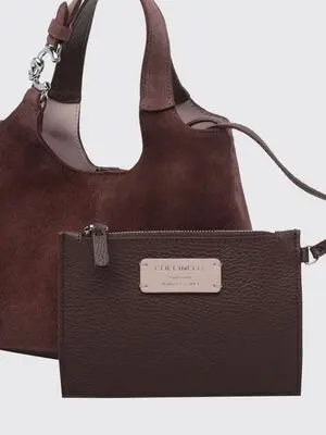 COCCINELLE C-easy Leather And Suede Mini Bag With Removable Inner Pouch