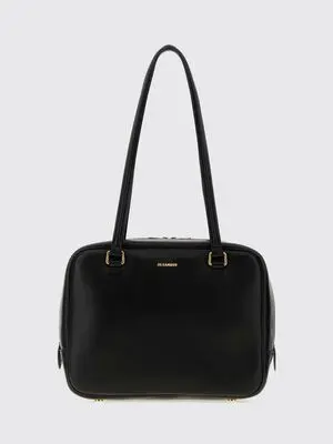 JIL SANDER Vision Ovine Leather Shoulder Bag With Double Handle And Zip