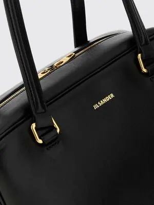 JIL SANDER Vision Ovine Leather Shoulder Bag With Double Handle And Zip