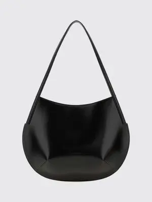 JIL SANDER Kante Ovine Leather Shoulder Bag With A Rounded Design