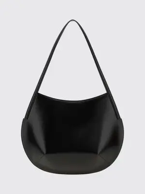 JIL SANDER Kante Ovine Leather Shoulder Bag With A Rounded Design